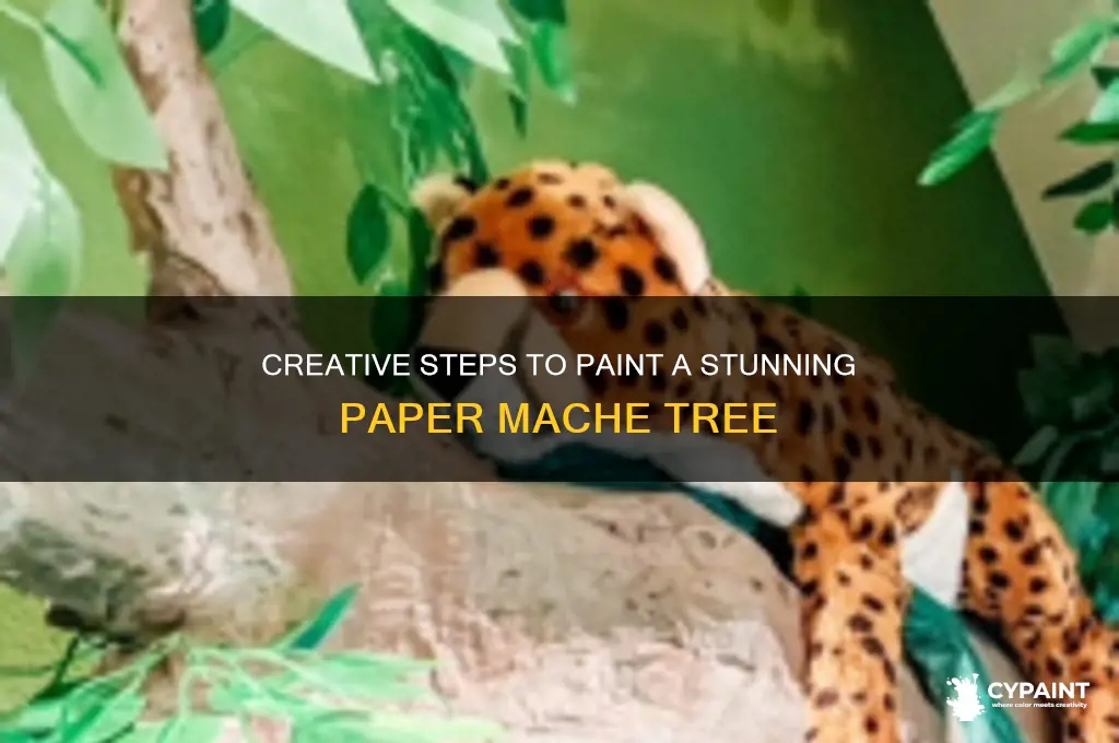 Creative Steps To Paint A Stunning Paper Mache Tree | CyPaint