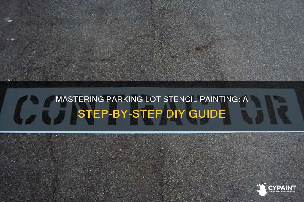 Mastering Parking Lot Stencil Painting: A Step-By-Step Diy Guide | CyPaint