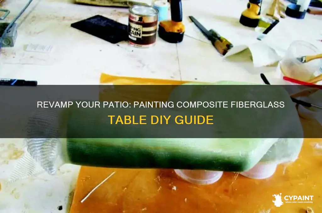 Revamp Your Patio: Painting Composite Fiberglass Table Diy Guide | CyPaint