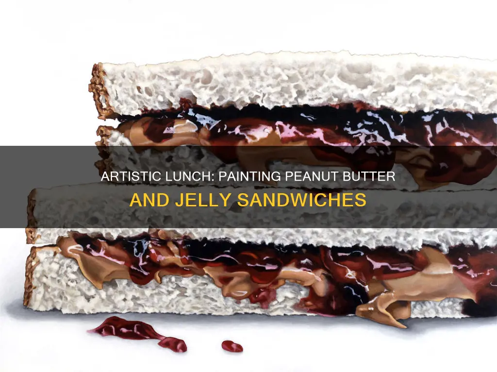 Artistic Lunch: Painting Peanut Butter And Jelly Sandwiches | CyPaint