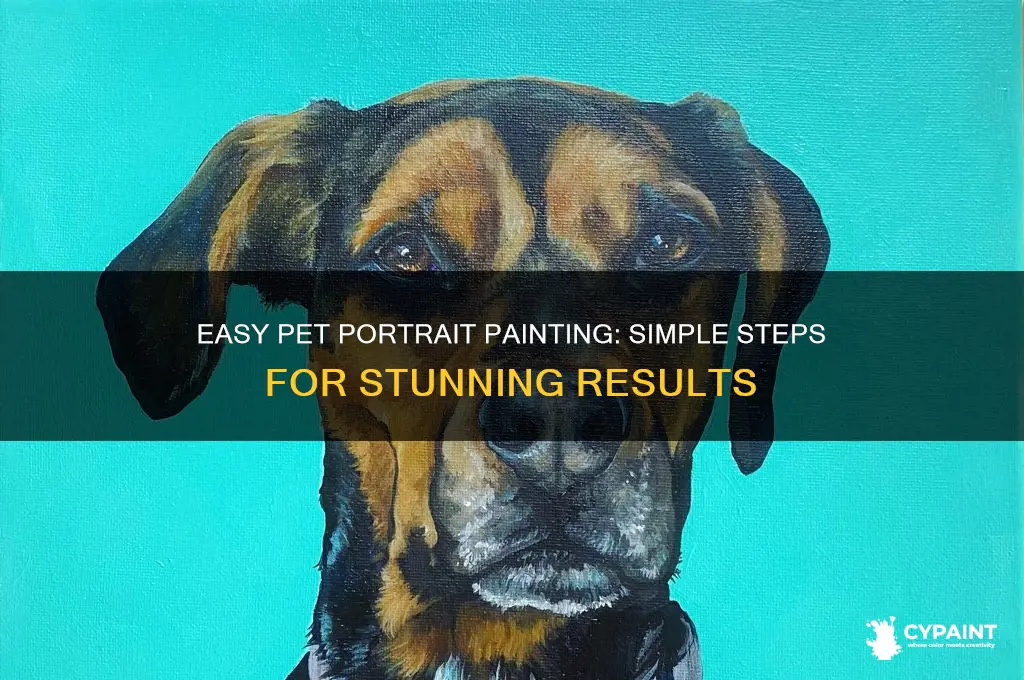 Easy Pet Portrait Painting: Simple Steps For Stunning Results | CyPaint