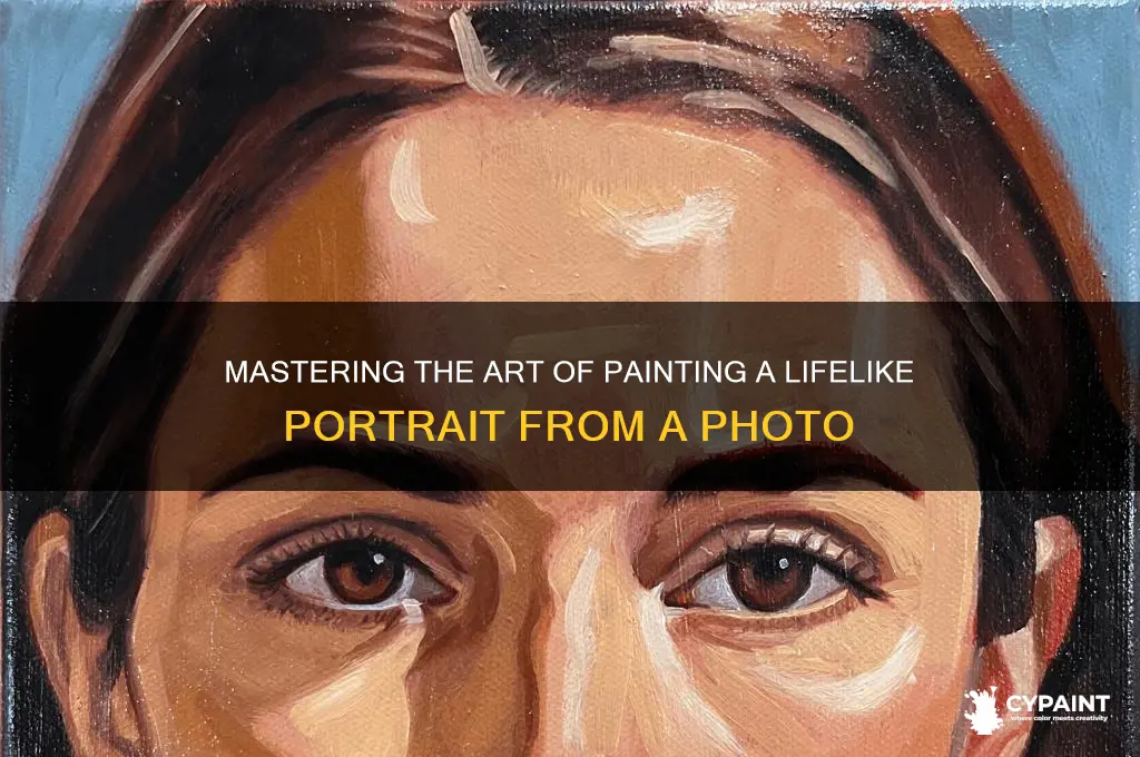 Mastering The Art Of Painting A Lifelike Portrait From A Photo | CyPaint