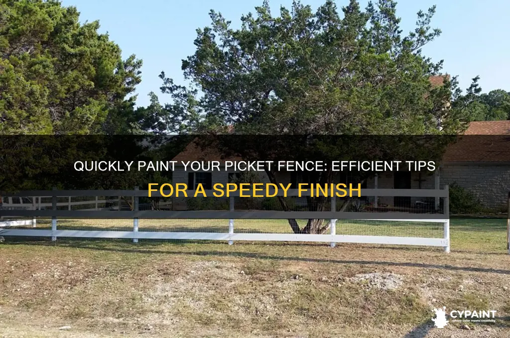 Quickly Paint Your Picket Fence: Efficient Tips For A Speedy Finish ...