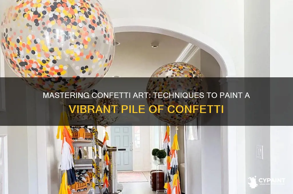 Mastering Confetti Art: Techniques To Paint A Vibrant Pile Of Confetti ...