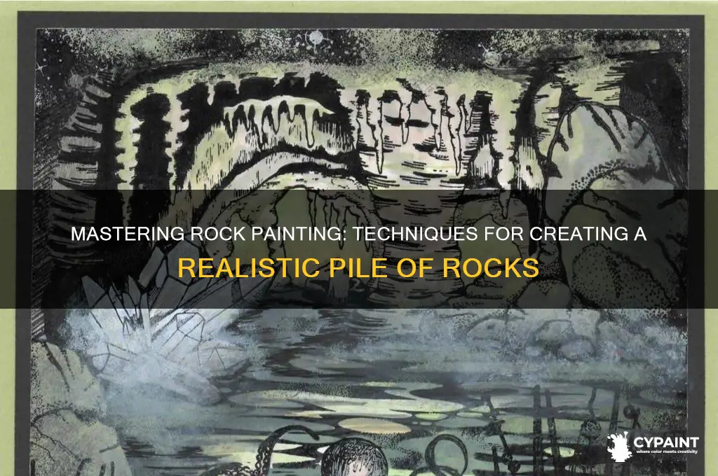 Mastering Rock Painting: Techniques For Creating A Realistic Pile Of ...