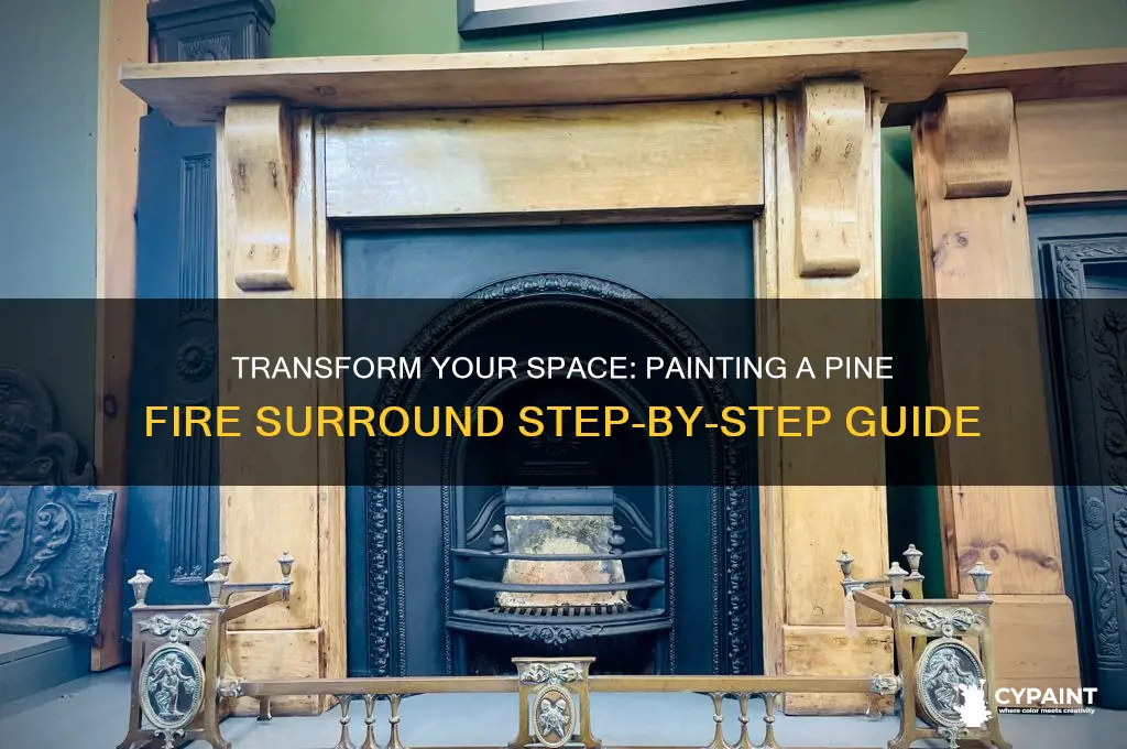 Transform Your Space: Painting A Pine Fire Surround Step-By-Step Guide ...