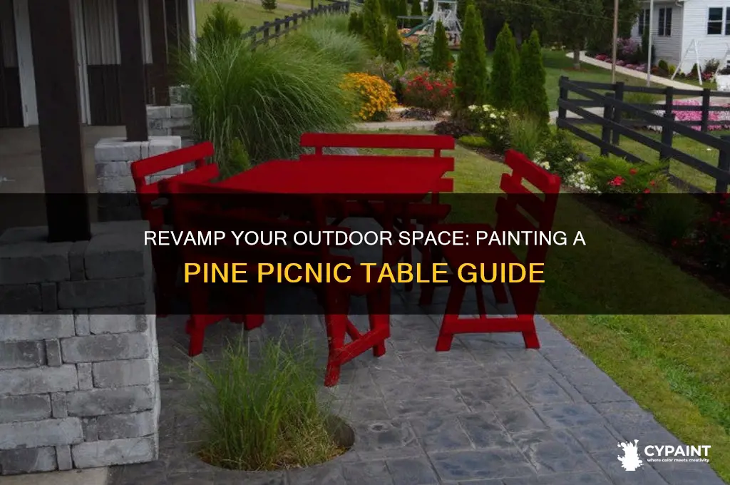 Revamp Your Outdoor Space: Painting A Pine Picnic Table Guide | CyPaint