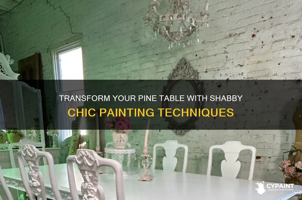 Transform Your Pine Table With Shabby Chic Painting Techniques | CyPaint
