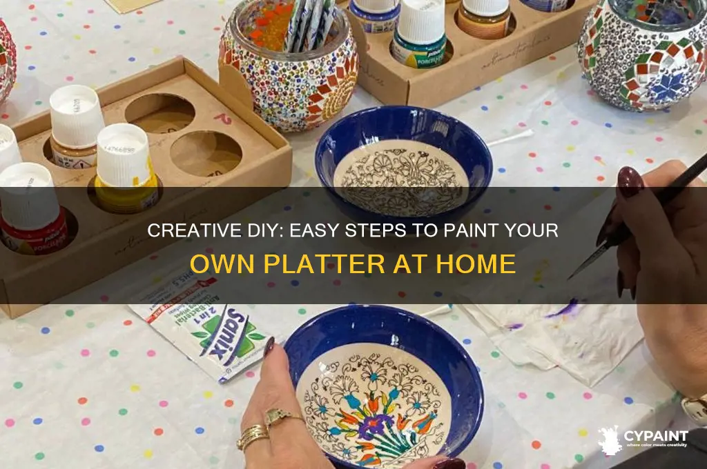 Creative Diy: Easy Steps To Paint Your Own Platter At Home | CyPaint