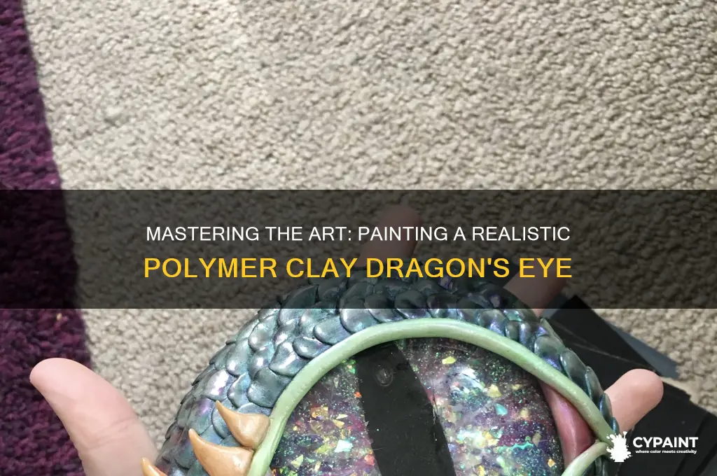 Mastering The Art: Painting A Realistic Polymer Clay Dragon's Eye | CyPaint