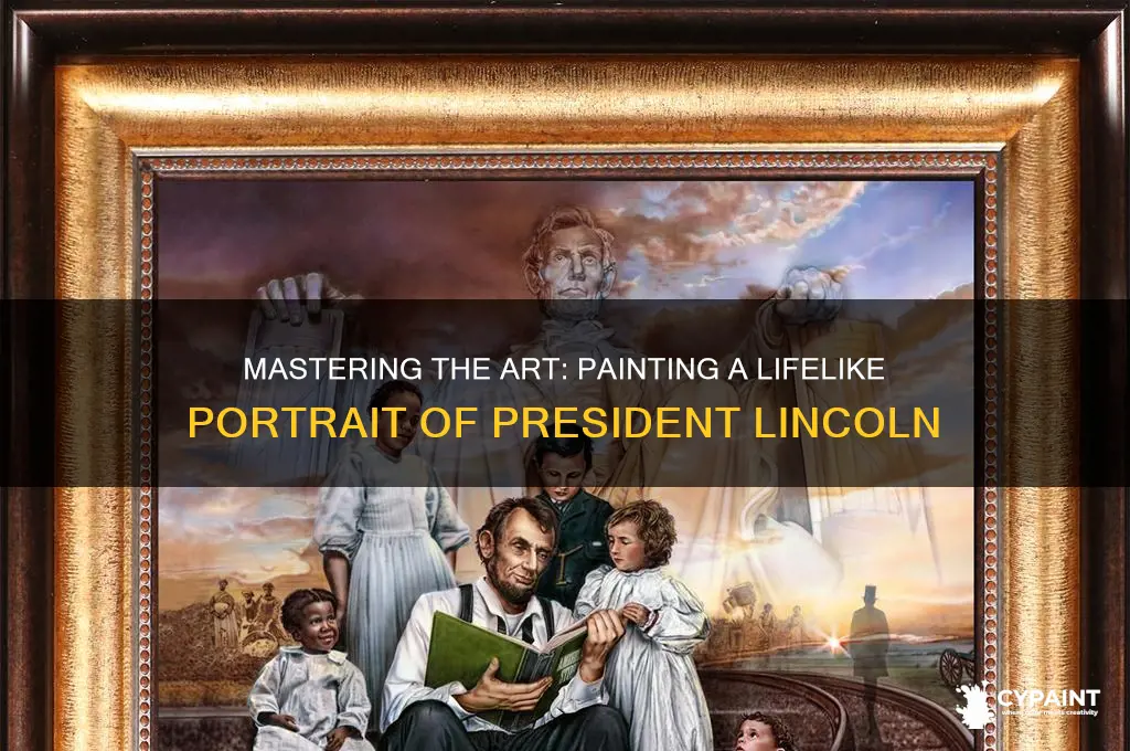 Mastering The Art: Painting A Lifelike Portrait Of President Lincoln ...