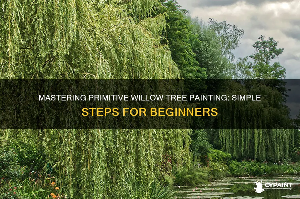 Mastering Primitive Willow Tree Painting: Simple Steps For Beginners ...