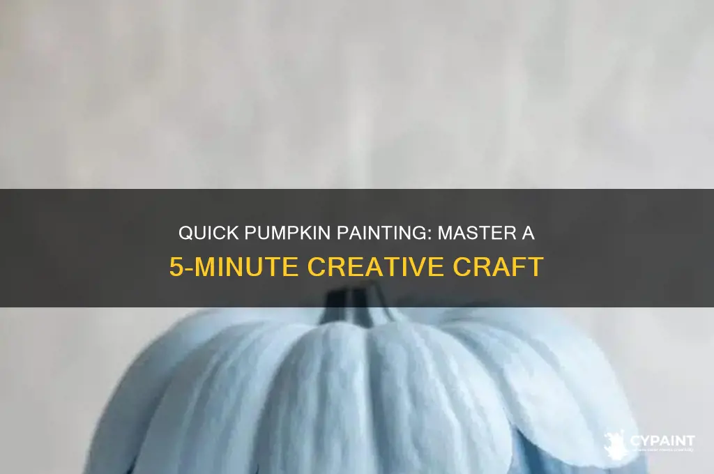 Quick Pumpkin Painting: Master A 5-Minute Creative Craft | CyPaint