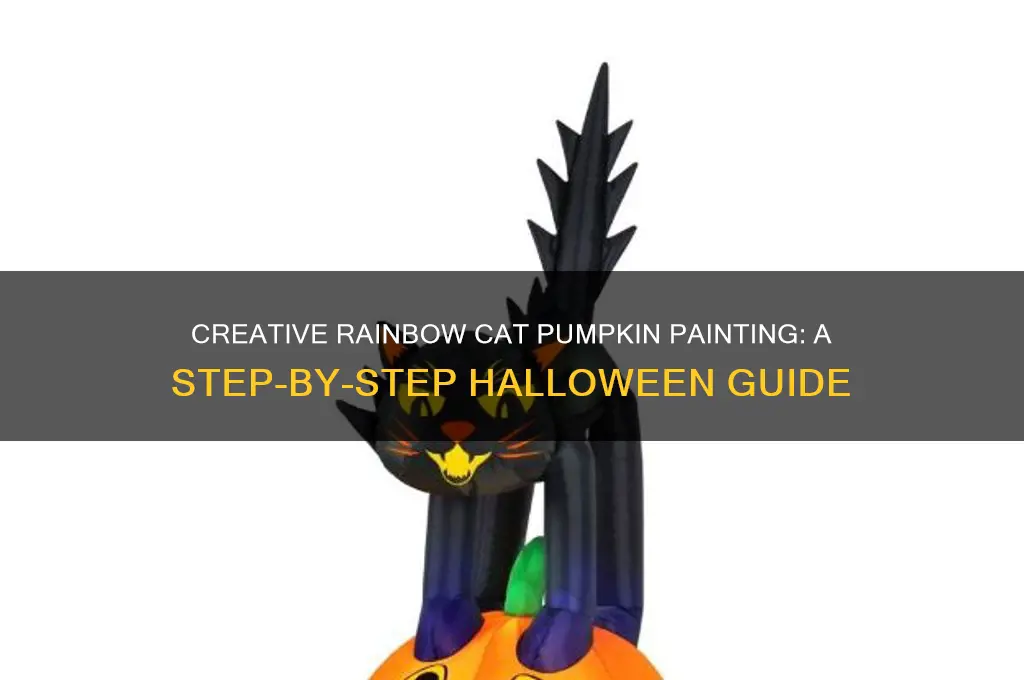 Creative Rainbow Cat Pumpkin Painting: A Step-By-Step Halloween Guide ...