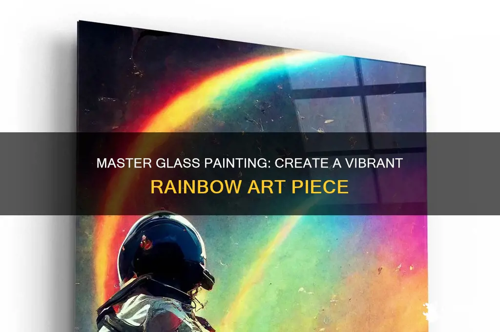Master Glass Painting: Create A Vibrant Rainbow Art Piece | CyPaint