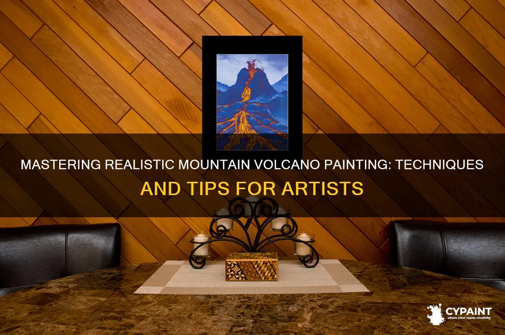 Mastering Realistic Mountain Volcano Painting: Techniques And Tips For ...