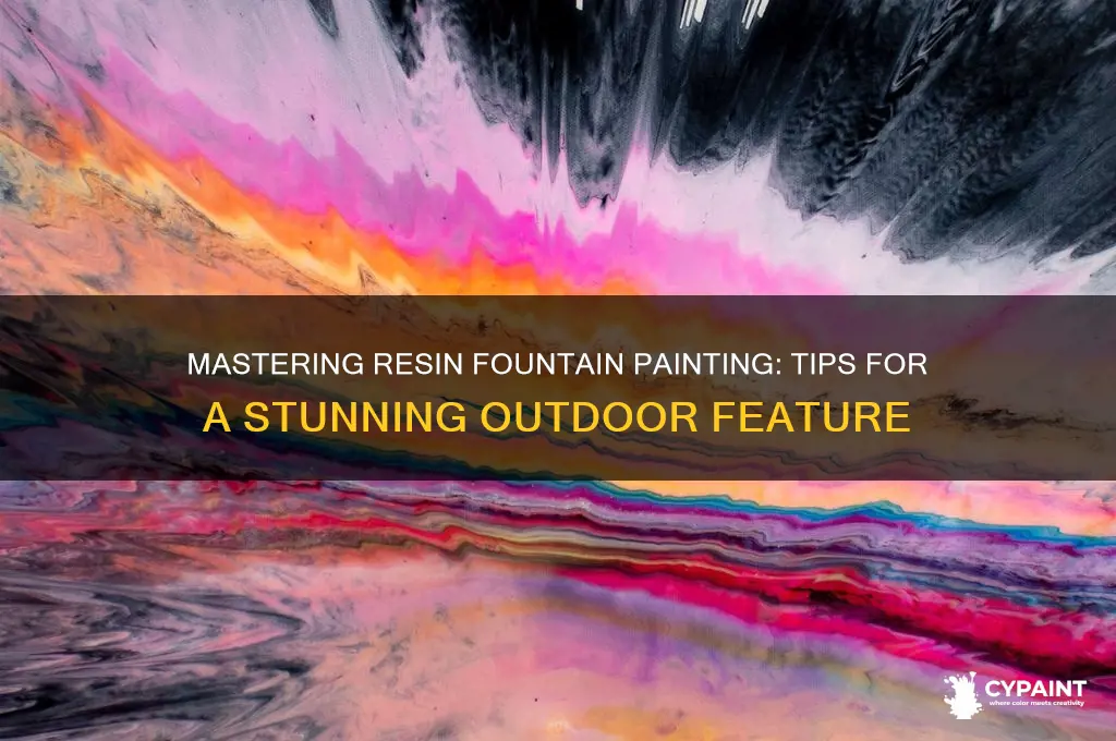 Mastering Resin Fountain Painting: Tips For A Stunning Outdoor Feature ...
