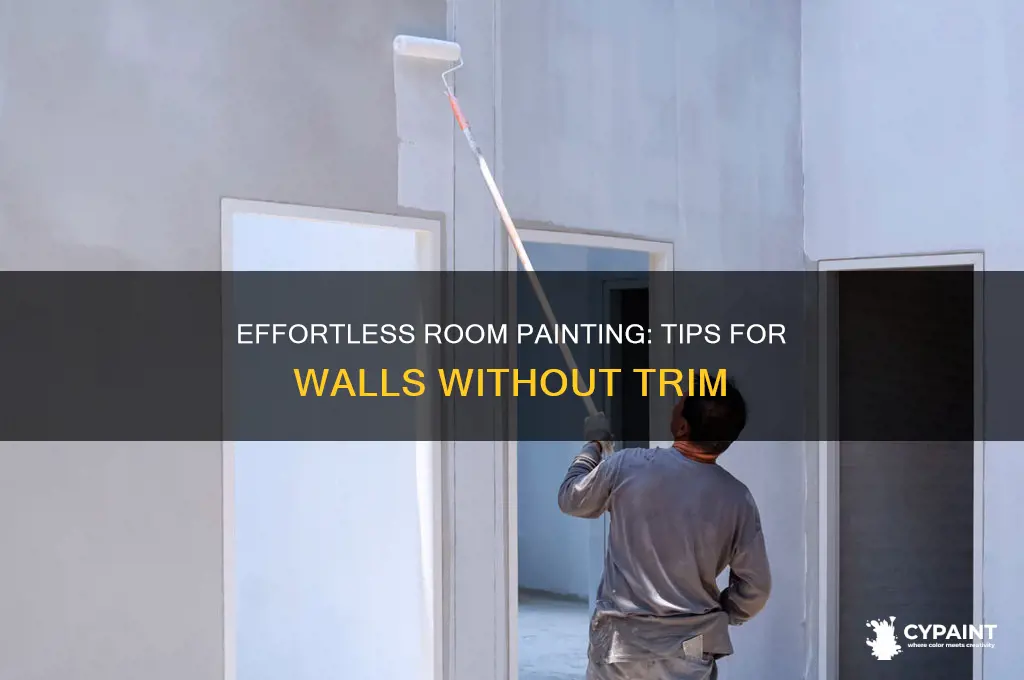 Effortless Room Painting: Tips For Walls Without Trim | CyPaint
