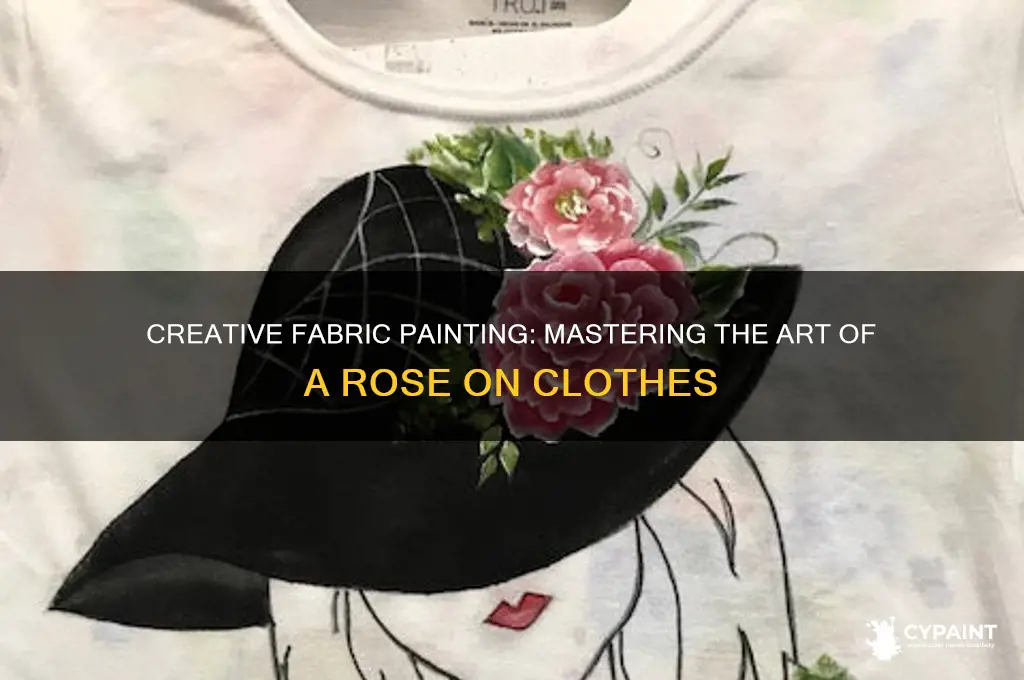 Creative Fabric Painting: Mastering The Art Of A Rose On Clothes | CyPaint