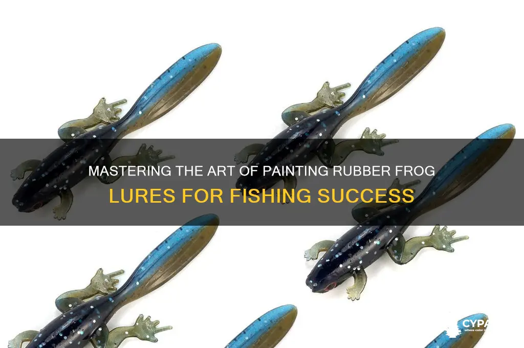 Mastering The Art Of Painting Rubber Frog Lures For Fishing Success ...