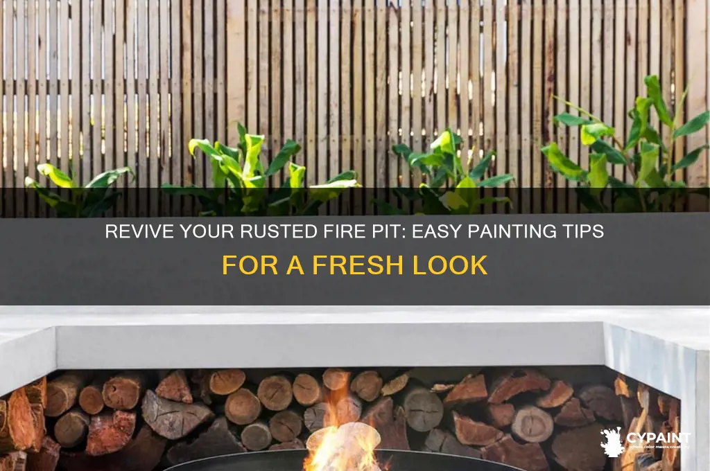 Revive Your Rusted Fire Pit: Easy Painting Tips For A Fresh Look | CyPaint