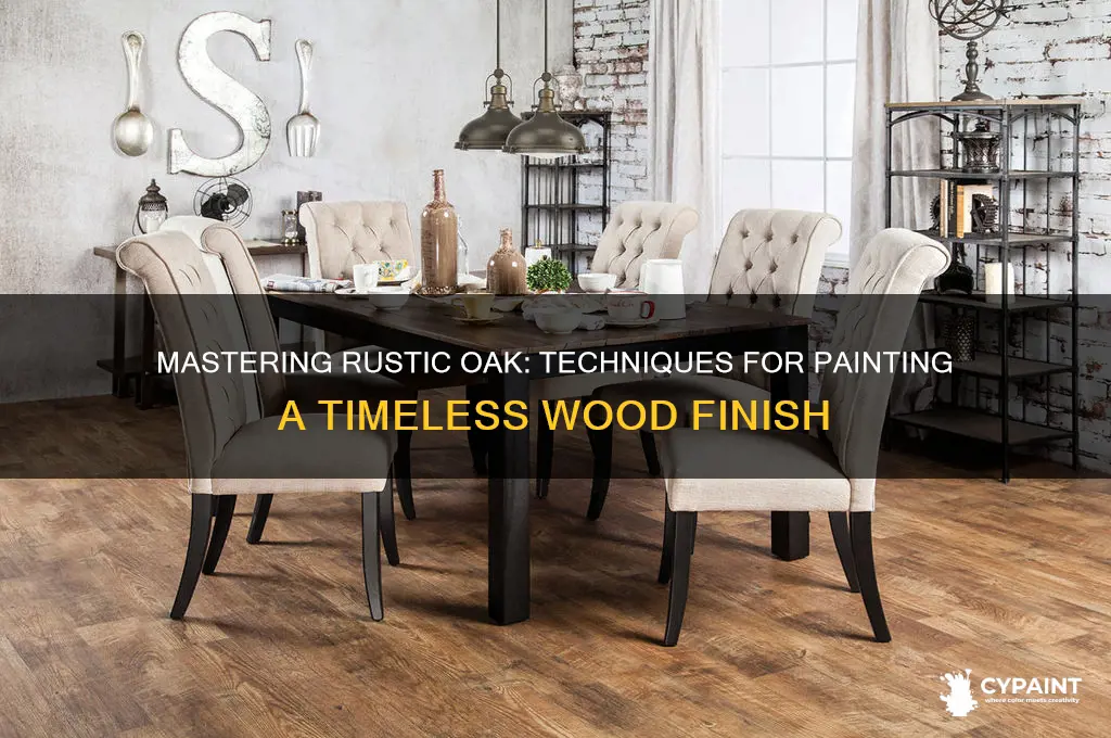 Mastering Rustic Oak: Techniques For Painting A Timeless Wood Finish ...
