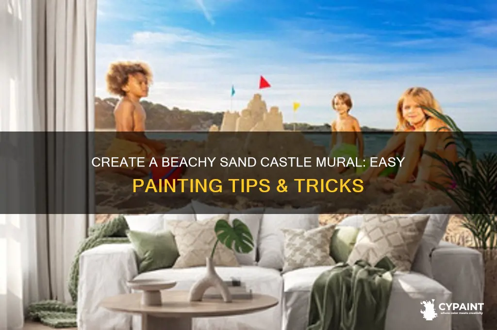 Create A Beachy Sand Castle Mural: Easy Painting Tips & Tricks | CyPaint