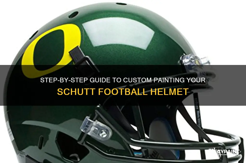 Step-By-Step Guide To Custom Painting Your Schutt Football Helmet | CyPaint
