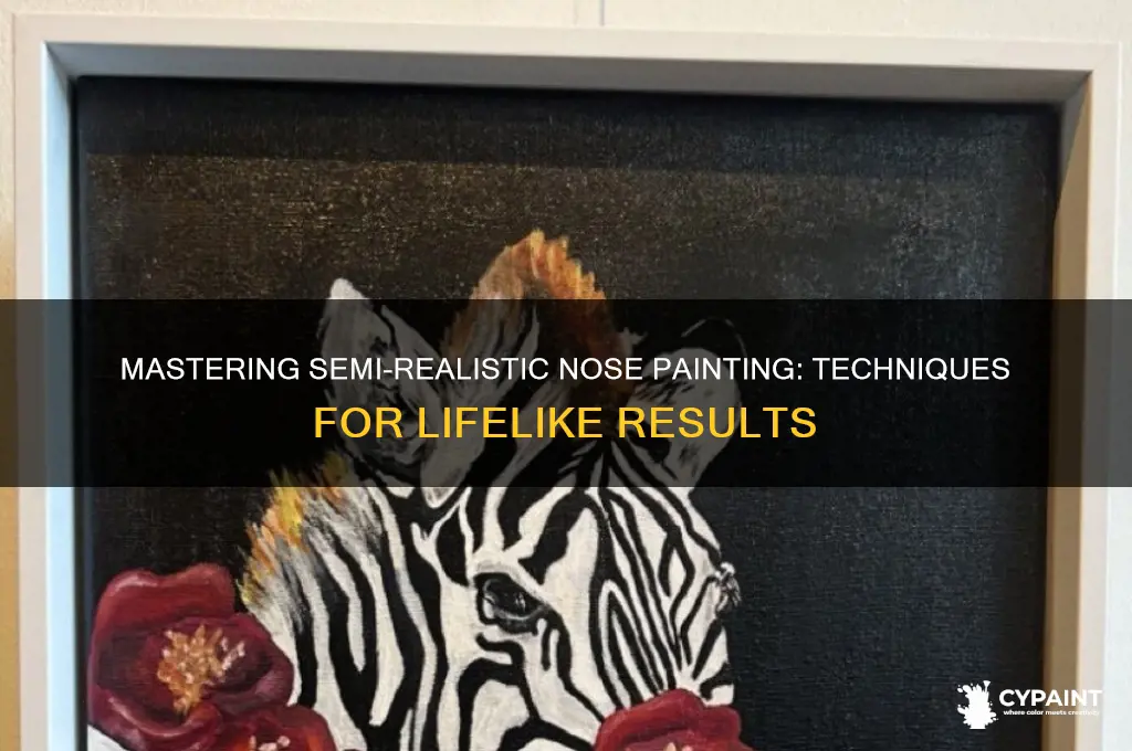 Mastering Semi-Realistic Nose Painting: Techniques For Lifelike Results ...