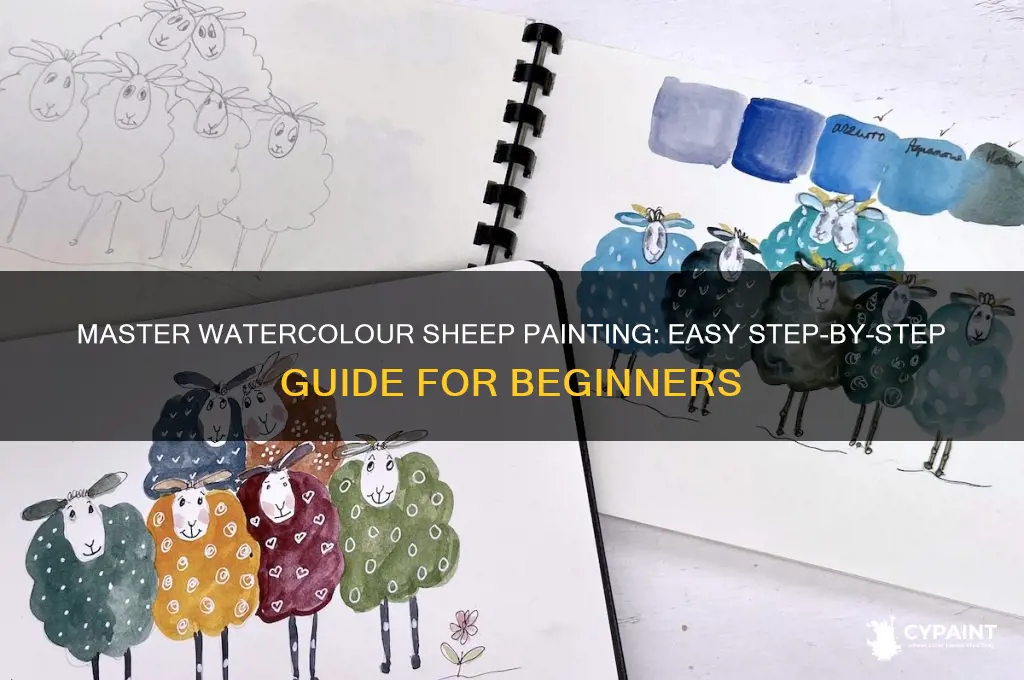 Master Watercolour Sheep Painting: Easy Step-By-Step Guide For ...