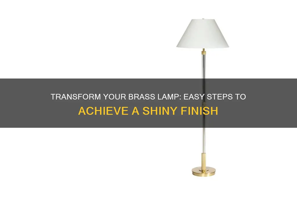 Transform Your Brass Lamp: Easy Steps To Achieve A Shiny Finish | CyPaint