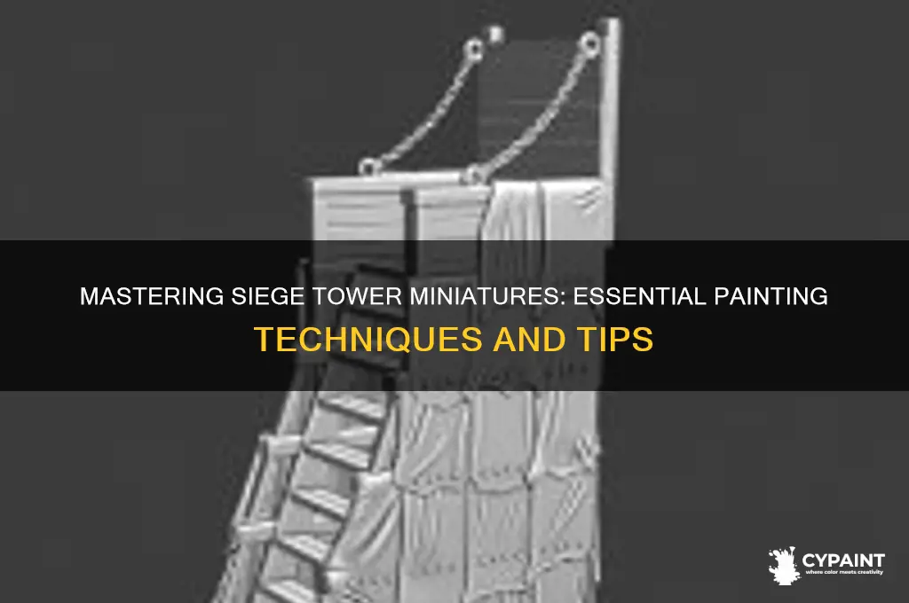 Mastering Siege Tower Miniatures: Essential Painting Techniques And ...