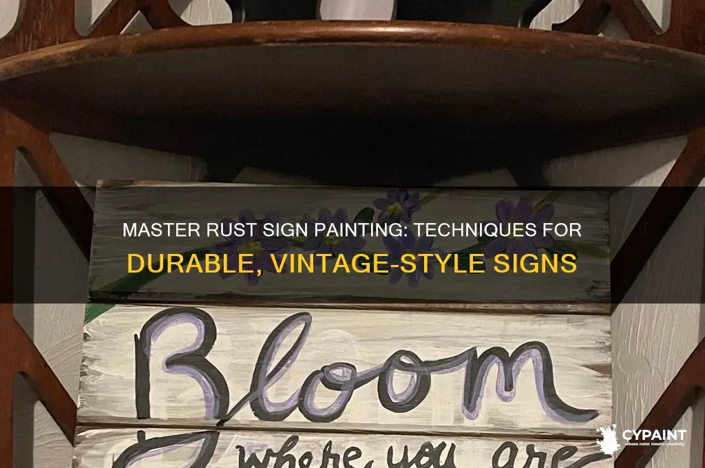 Master Rust Sign Painting: Techniques For Durable, Vintage-Style Signs ...