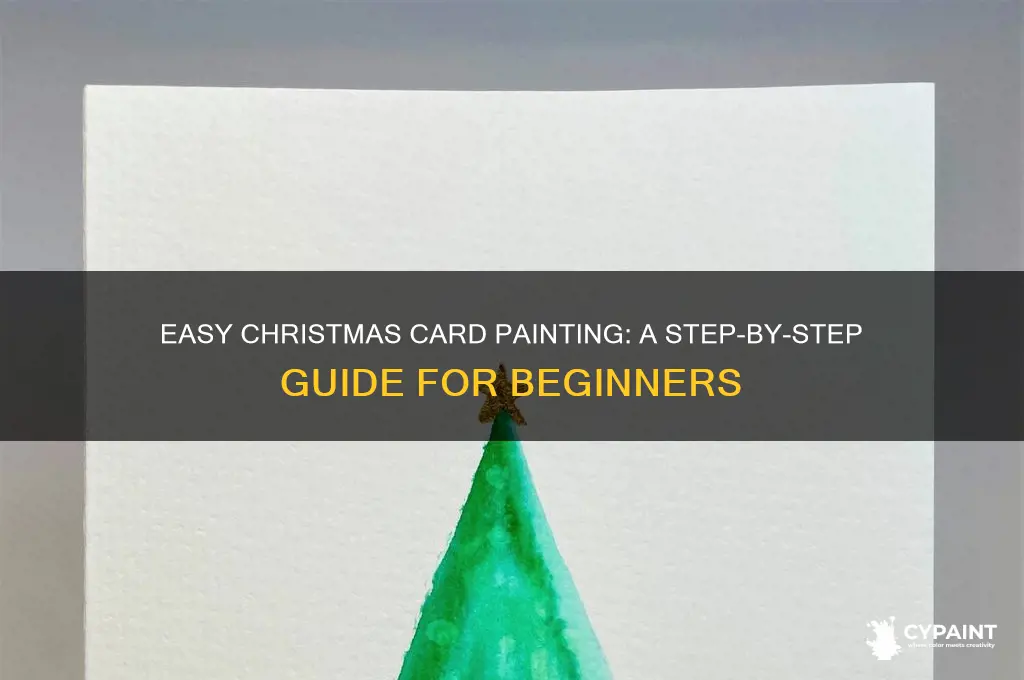 Easy Christmas Card Painting: A Step-By-Step Guide For Beginners | CyPaint