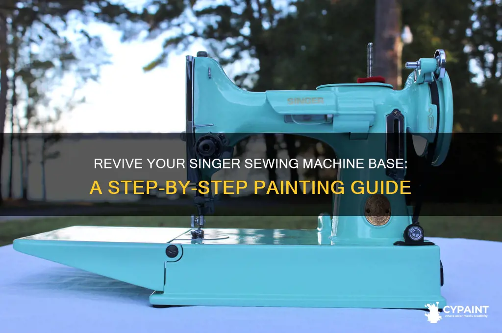 Revive Your Singer Sewing Machine Base: A Step-By-Step Painting Guide ...