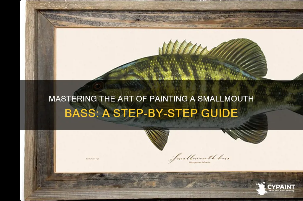 Mastering The Art Of Painting A Smallmouth Bass: A Step-By-Step Guide ...