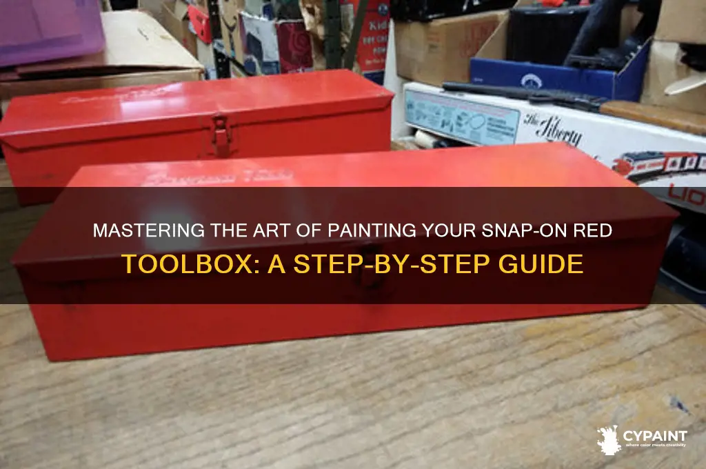 Mastering The Art Of Painting Your Snap-On Red Toolbox: A Step-By-Step ...