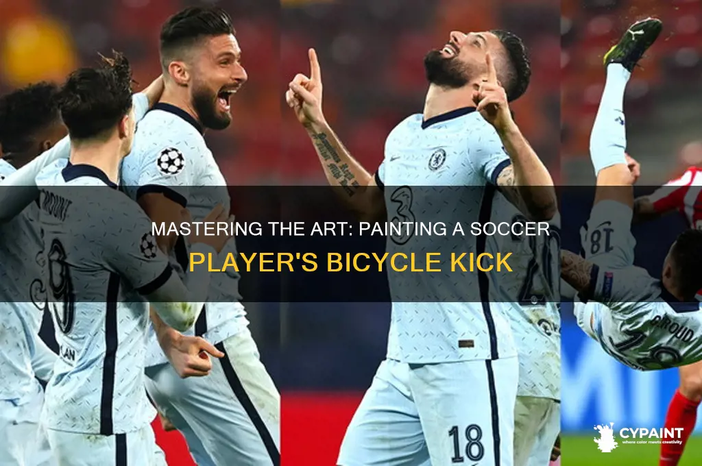 Mastering The Art: Painting A Soccer Player's Bicycle Kick | CyPaint