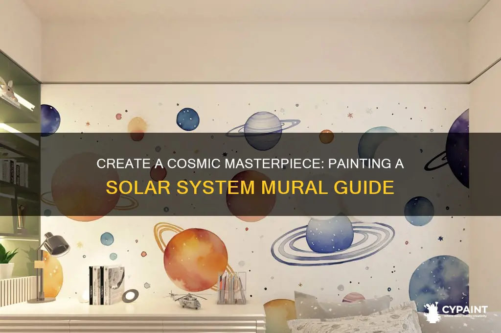 Create A Cosmic Masterpiece: Painting A Solar System Mural Guide | CyPaint