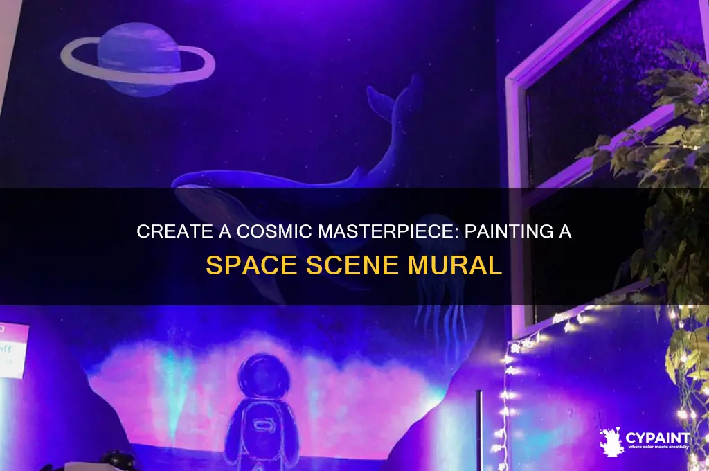 Create A Cosmic Masterpiece: Painting A Space Scene Mural | CyPaint