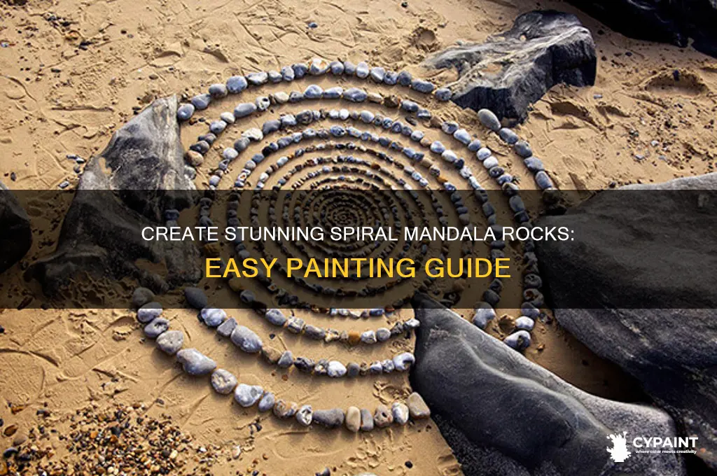 Create Stunning Spiral Mandala Rocks: Easy Painting Guide | CyPaint