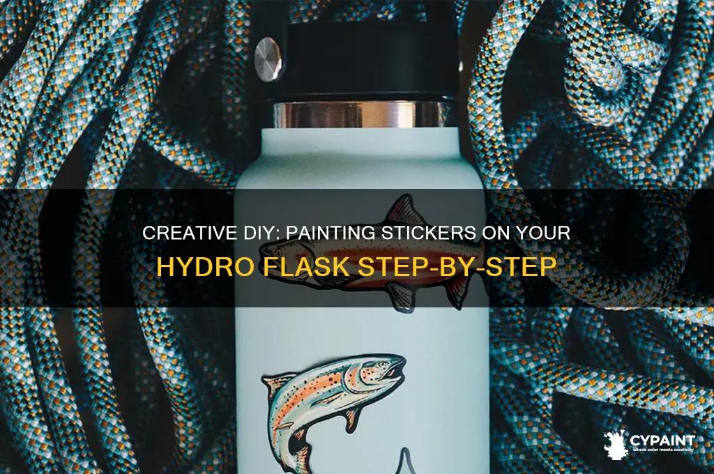 Creative Diy: Painting Stickers On Your Hydro Flask Step-By-Step | CyPaint