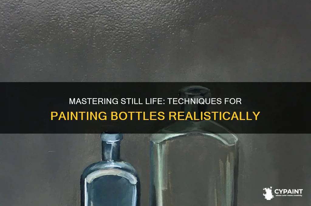 Mastering Still Life: Techniques For Painting Bottles Realistically ...