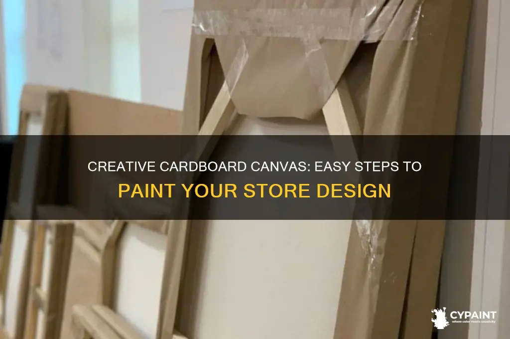 Creative Cardboard Canvas: Easy Steps To Paint Your Store Design | CyPaint