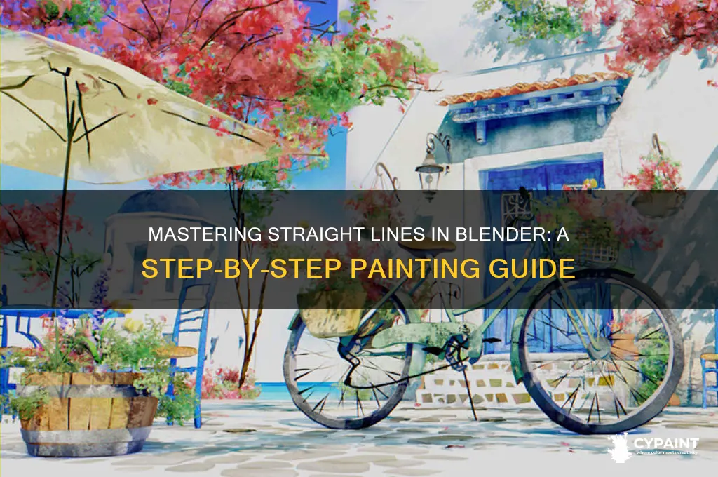 Mastering Straight Lines In Blender: A Step-By-Step Painting Guide ...