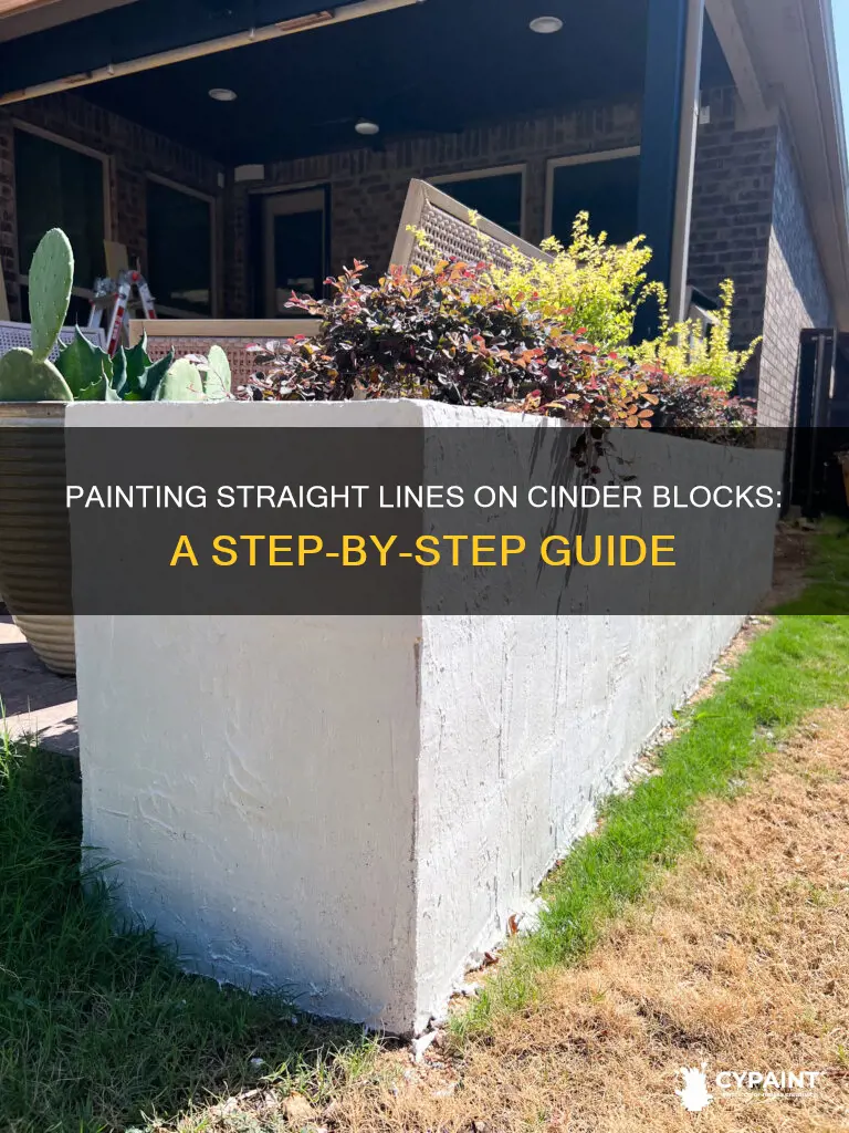 Painting Straight Lines On Cinder Blocks: A Step-By-Step Guide | CyPaint