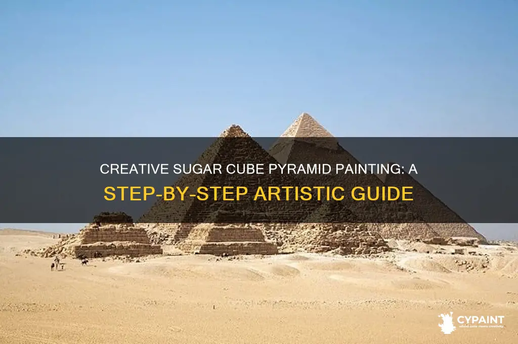 Creative Sugar Cube Pyramid Painting: A Step-By-Step Artistic Guide ...