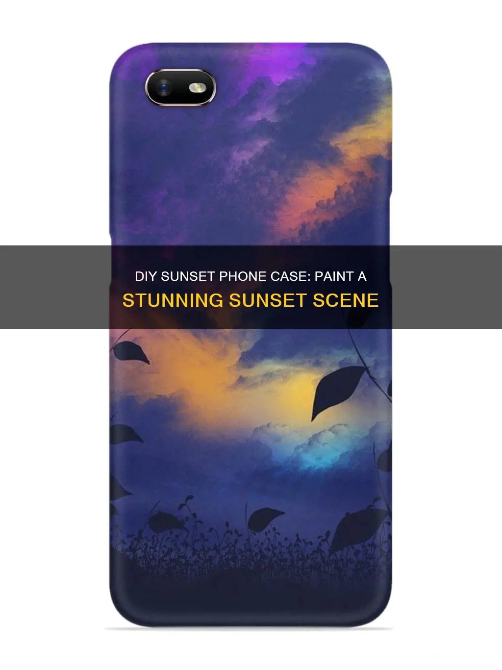 Diy Sunset Phone Case: Paint A Stunning Sunset Scene | CyPaint