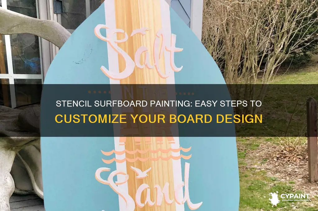 Stencil Surfboard Painting: Easy Steps To Customize Your Board Design ...