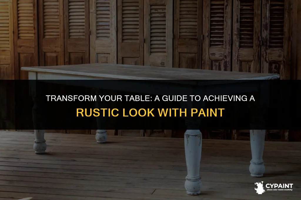 How To Create A Rustic Look With Paint